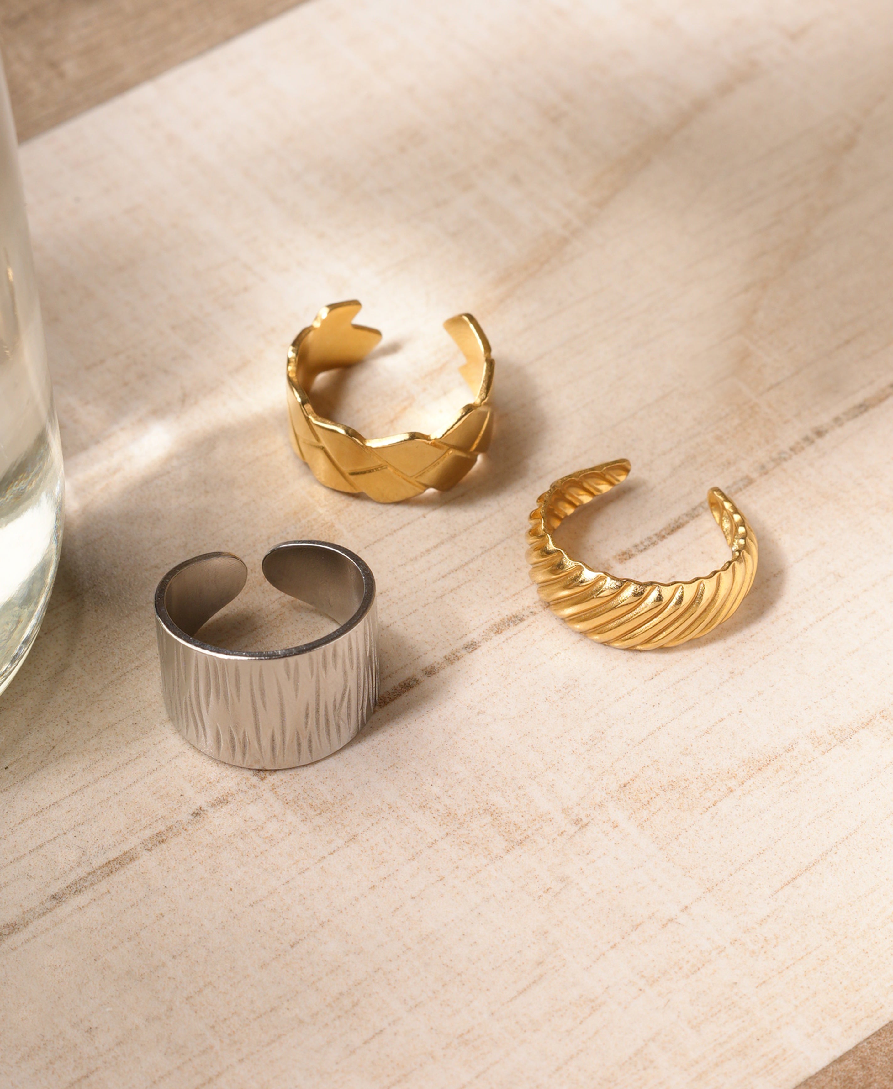 Niska Anti Tarnish Rings - Set of 3